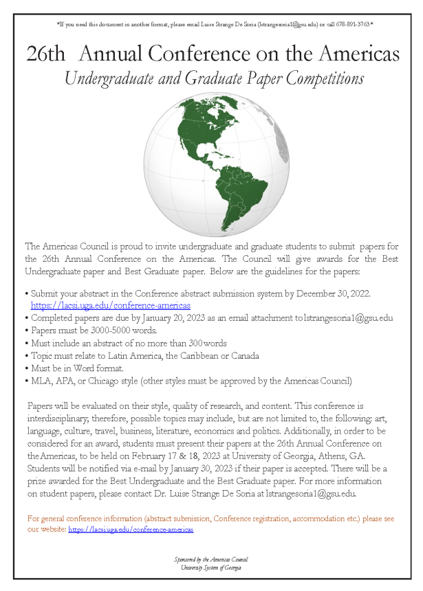 2023 Student Paper Competition | Latin American and Caribbean Studies ...